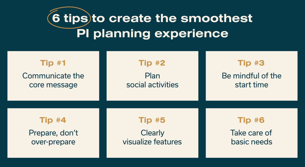 6 PI Planning Tips for RTEs - Scaled Agile